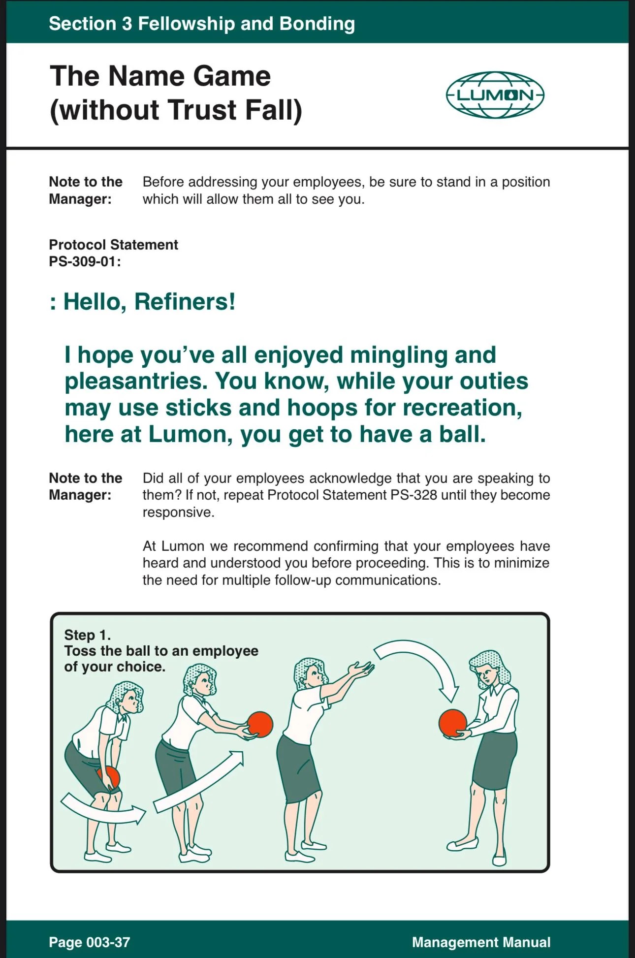 Ball Game · Severance Wiki